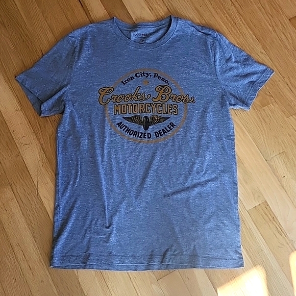 Lucky Brand | Shirts | Mens Lucky Brand Crooks Brothers Motorcycles ...
